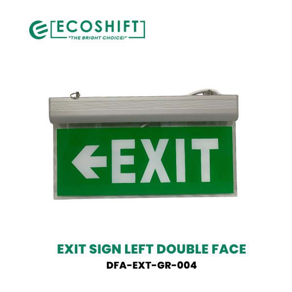 LED Exit Light Double Face Left Arrow - Ecoshift Corporation