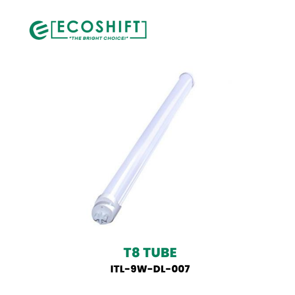 T8 LED Tube Light 9W 2FT Industrial Daylight - Ecoshift Corporation
