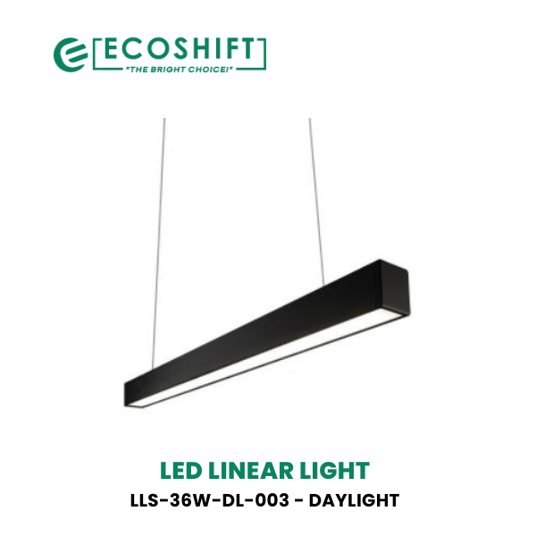 Led Linear Light 36W Daylight Black Body - Ecoshift Corporation