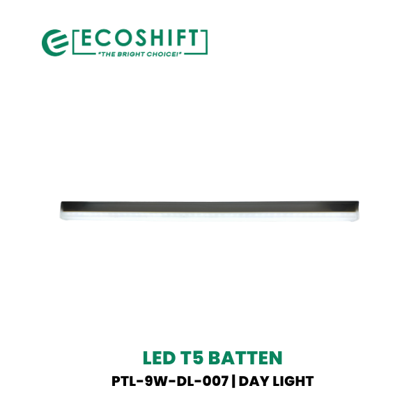 T5 LED Tube Light 9W Daylight 2FT Plastic Type - Ecoshift Corporation