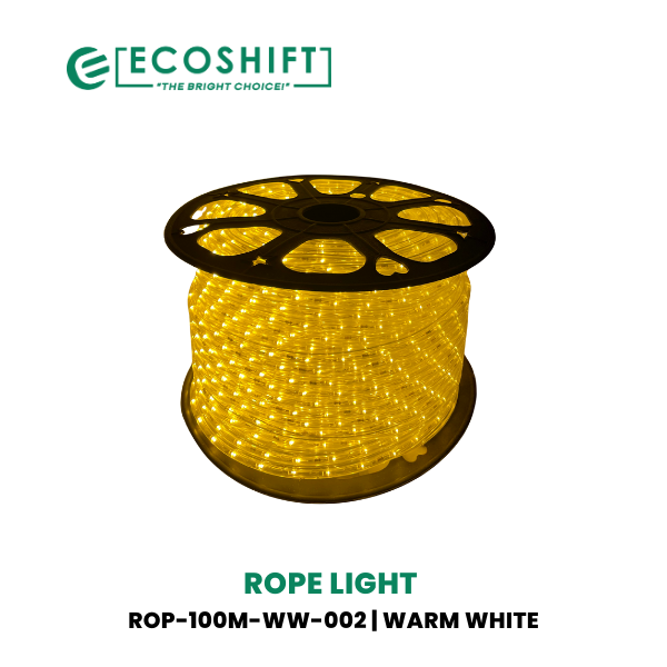 LED Rope Light 100 Meters Warm-White - Ecoshift Corporation