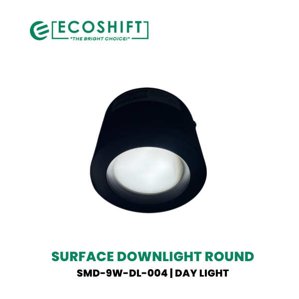 Surface Downlight Frosted Type Black Casing 9W Daylight - Ecoshift ...