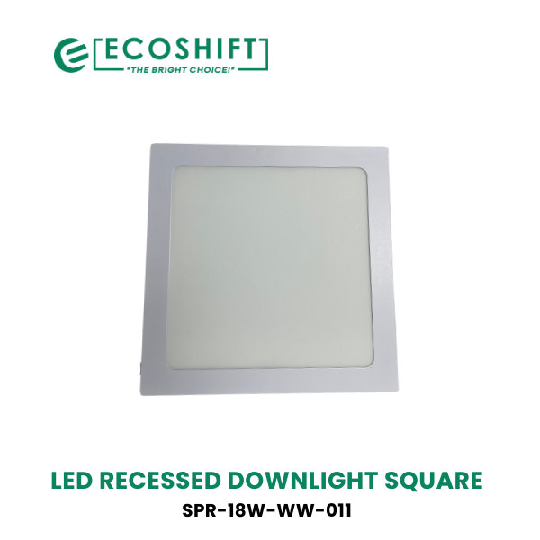 LED Panel Light Square 18W Warm-White - Ecoshift Corporation